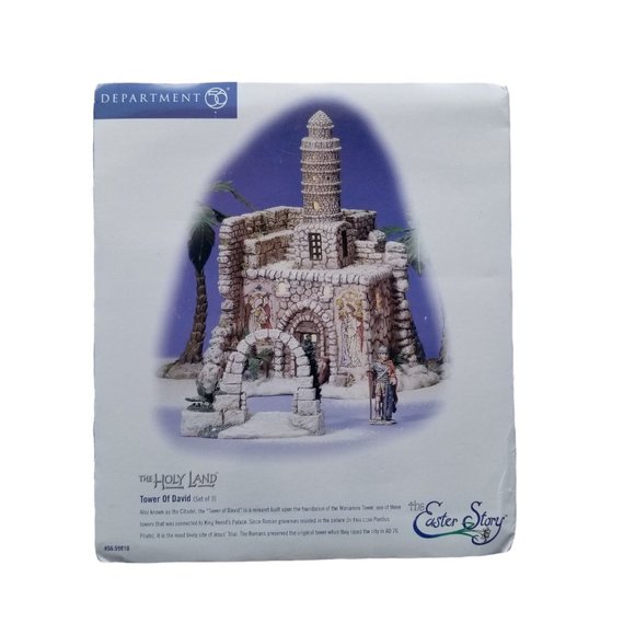 Department 56 | Holiday | Vtg Department 56 Tower Of David The Holy ...